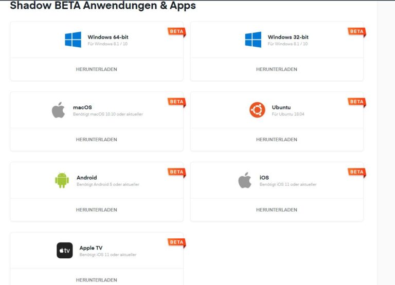 Shadow – Beta Client für besseres Streaming verwenden – Gamer's Palace