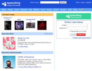 SpaceHey – Eine gerechte Alternative für MySpace – Gamer's Palace
